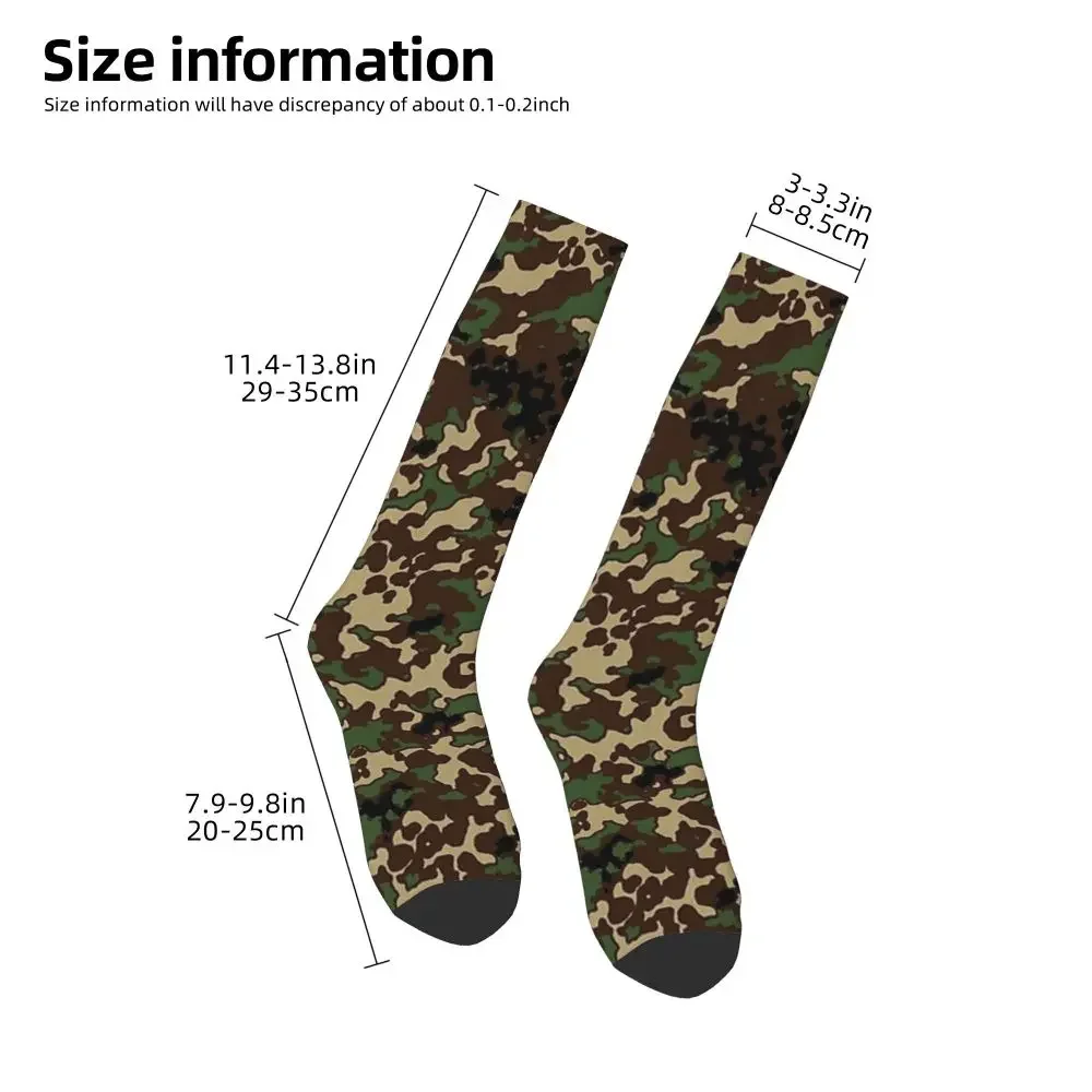 Flecktarn Camouflage Socks Harajuku Super Soft Stockings All Season ...