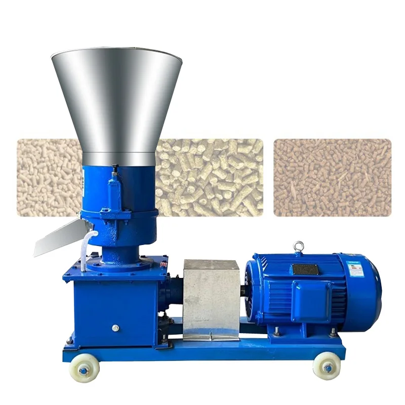 Máquina granuladora de alimento para animales, procesador de alimentación de 100 150 kg/H para ...