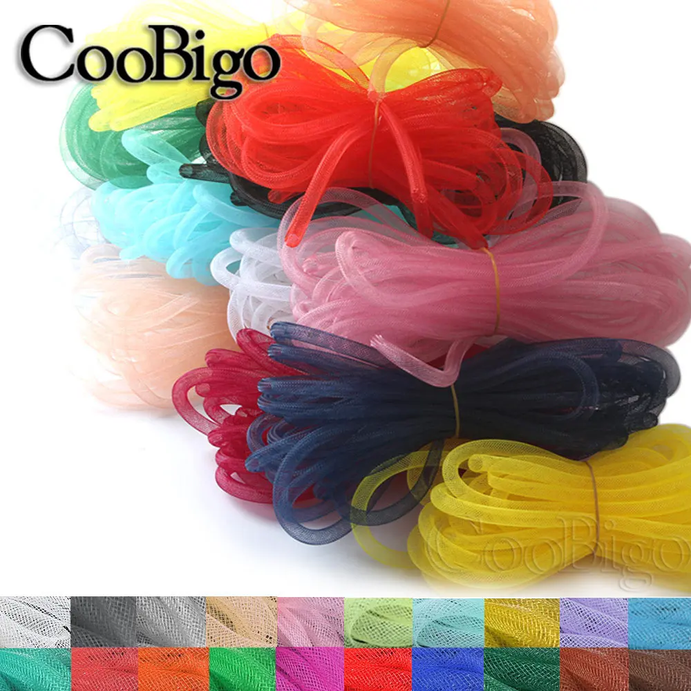 5yards-Braid-Wire-Mesh-Tube-Crinoline-Tubular-Crin-Stretch-Fabric ...
