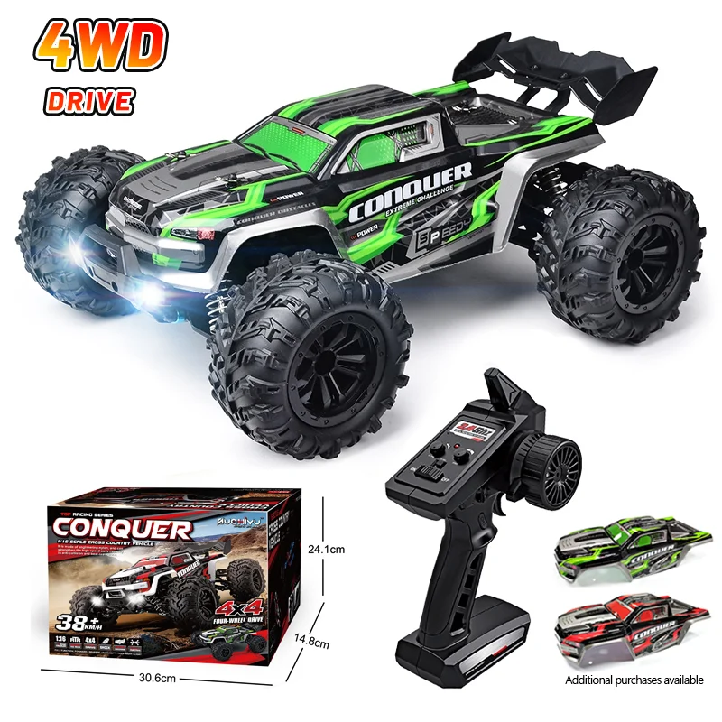High-Speed-Drift-Remote-Control-Car-4WD-RC-Car-LED-Light-Ve-culo-Off ...