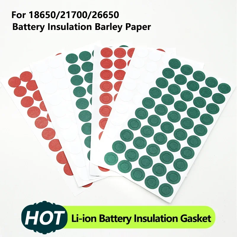 18650-21700-26650-Li-ion-Battery-Insulation-Gasket-Barley-Paper-Battery ...