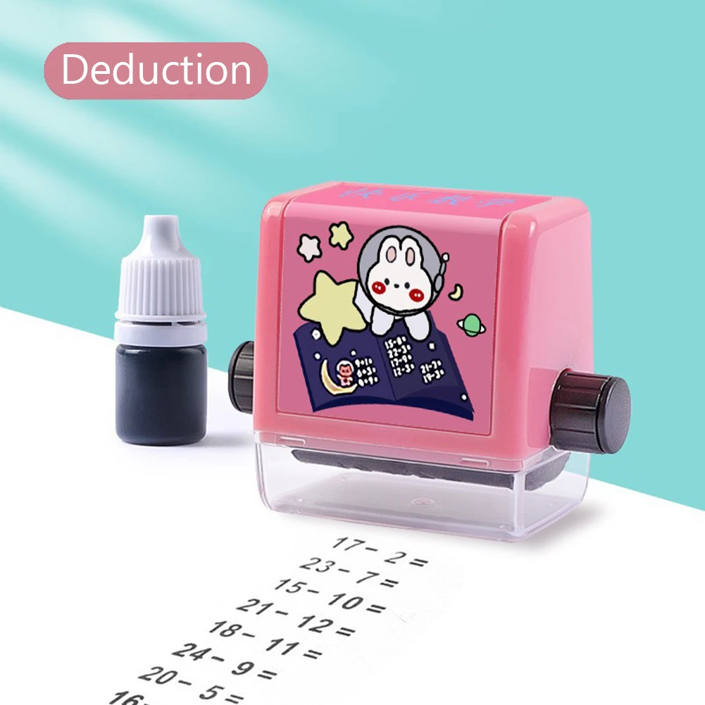 Math Practice Number Rolling Stamp Addition And Subtraction Question ...