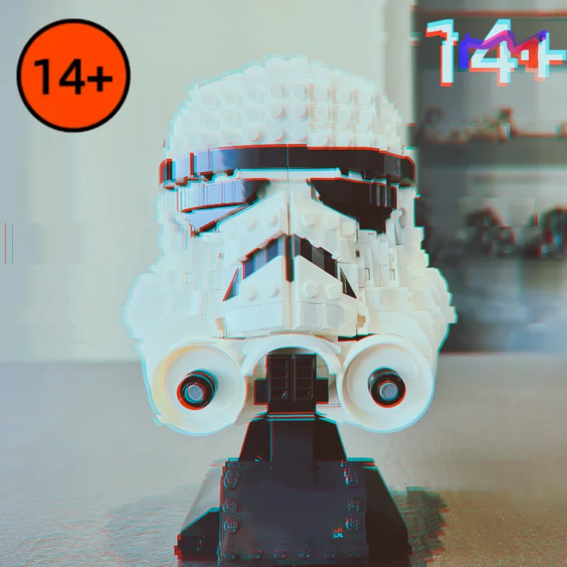 647PCS Disney Space Battle Stormtrooper Helmet Building Block Model ...