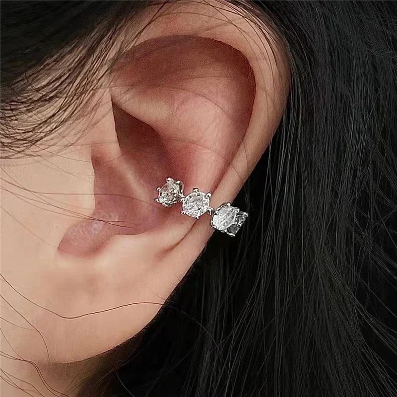 Punk-Metal-Zircon-Ear-Cuff-Ear-Clip-for-Women-No-Pierced-C-Shape ...
