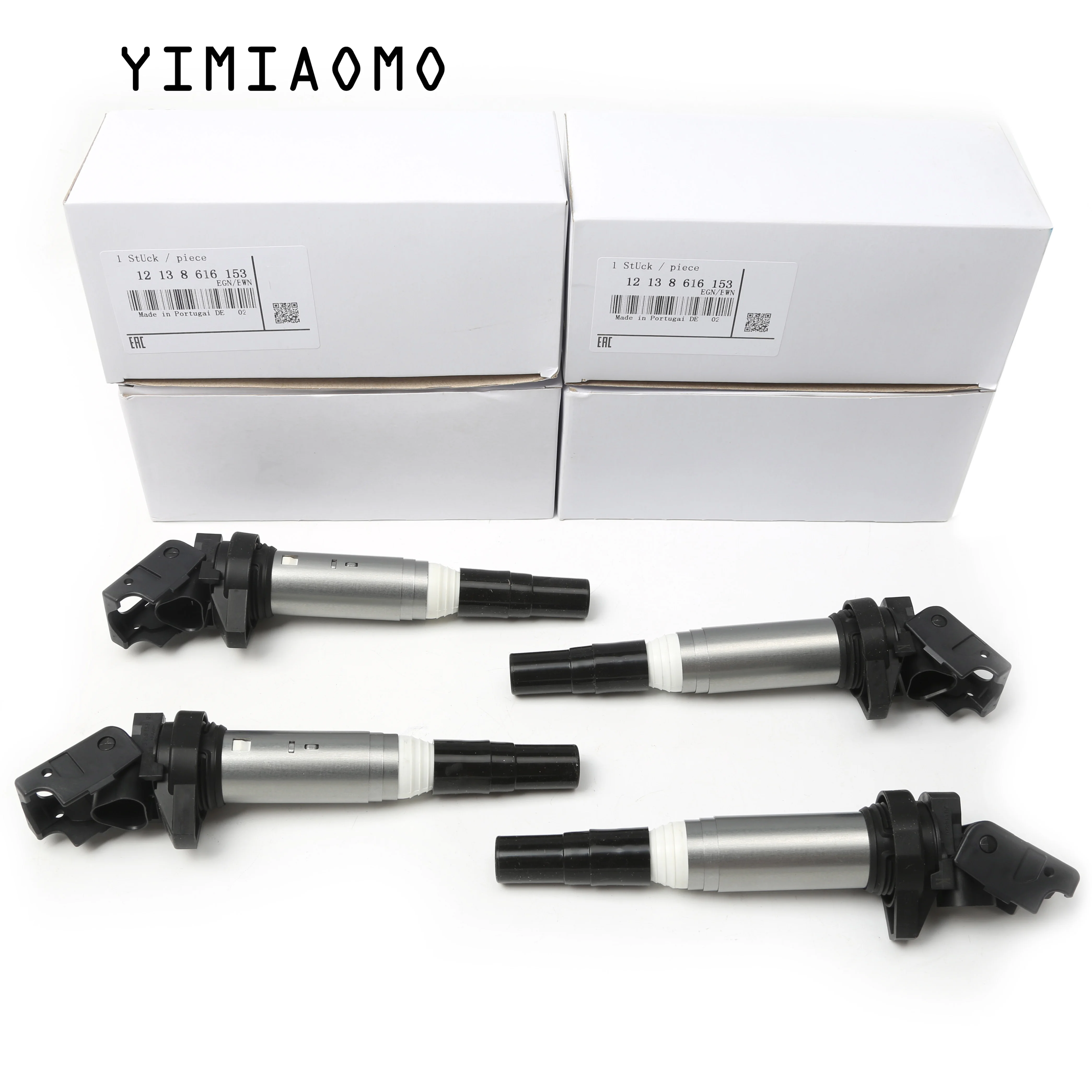 12137551260-4Pcs-Ignition-Coil-Set-For-BMW-E81-F20-X1-X3-Z4-Citroen-C4 ...
