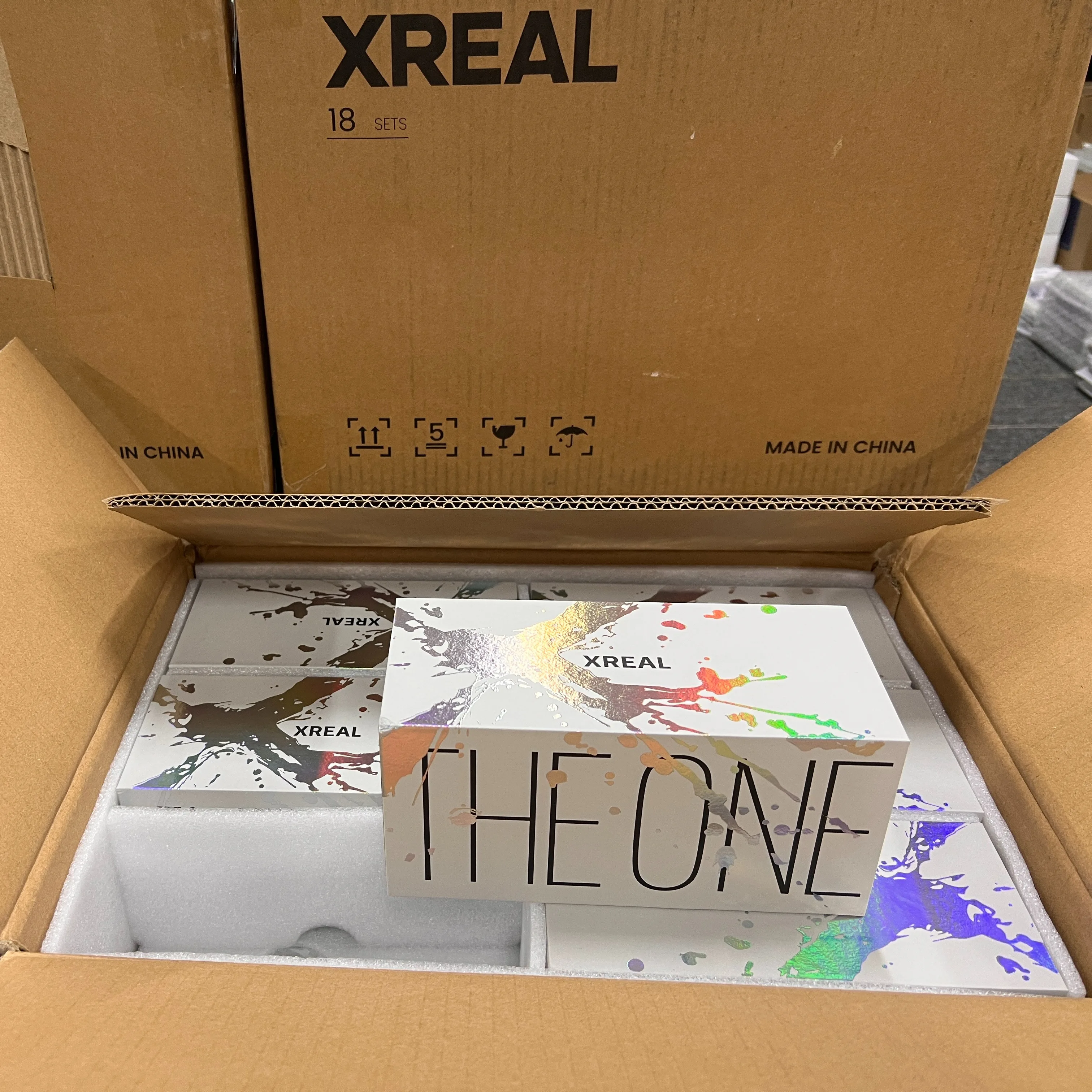 Xreal One AR Glasses Up to 147" Screen 120Hz Refresh Rate Global ...