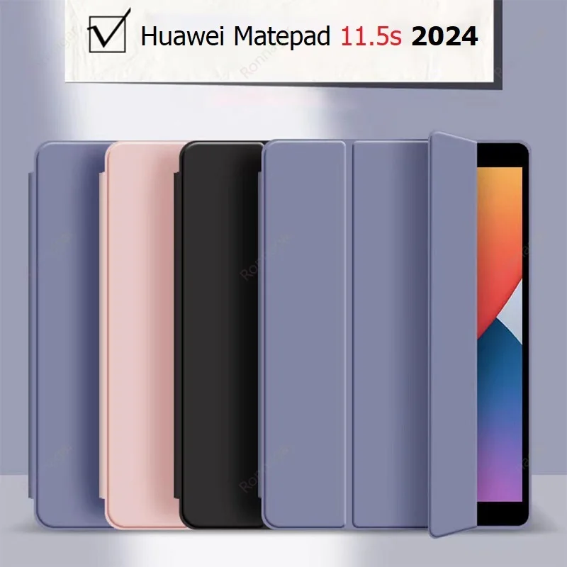 For-2024-New-Huawei-MatePad-11-5-S-Paper-Matte-Case-PU-Leather-Stand ...