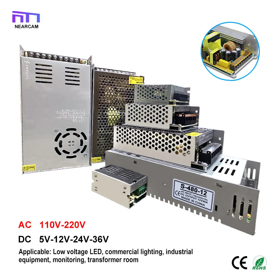 SMPS-power-supply-low-voltage-driver-AC-to-DC-12V-voltage-stabilizing ...