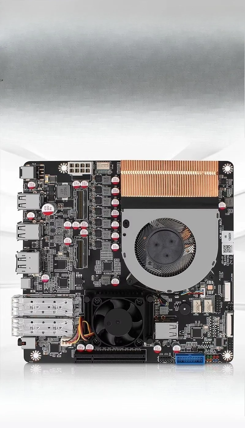Server Motherboard for Data Centers with i5-12450H CPU, Onboard 10GbE ...