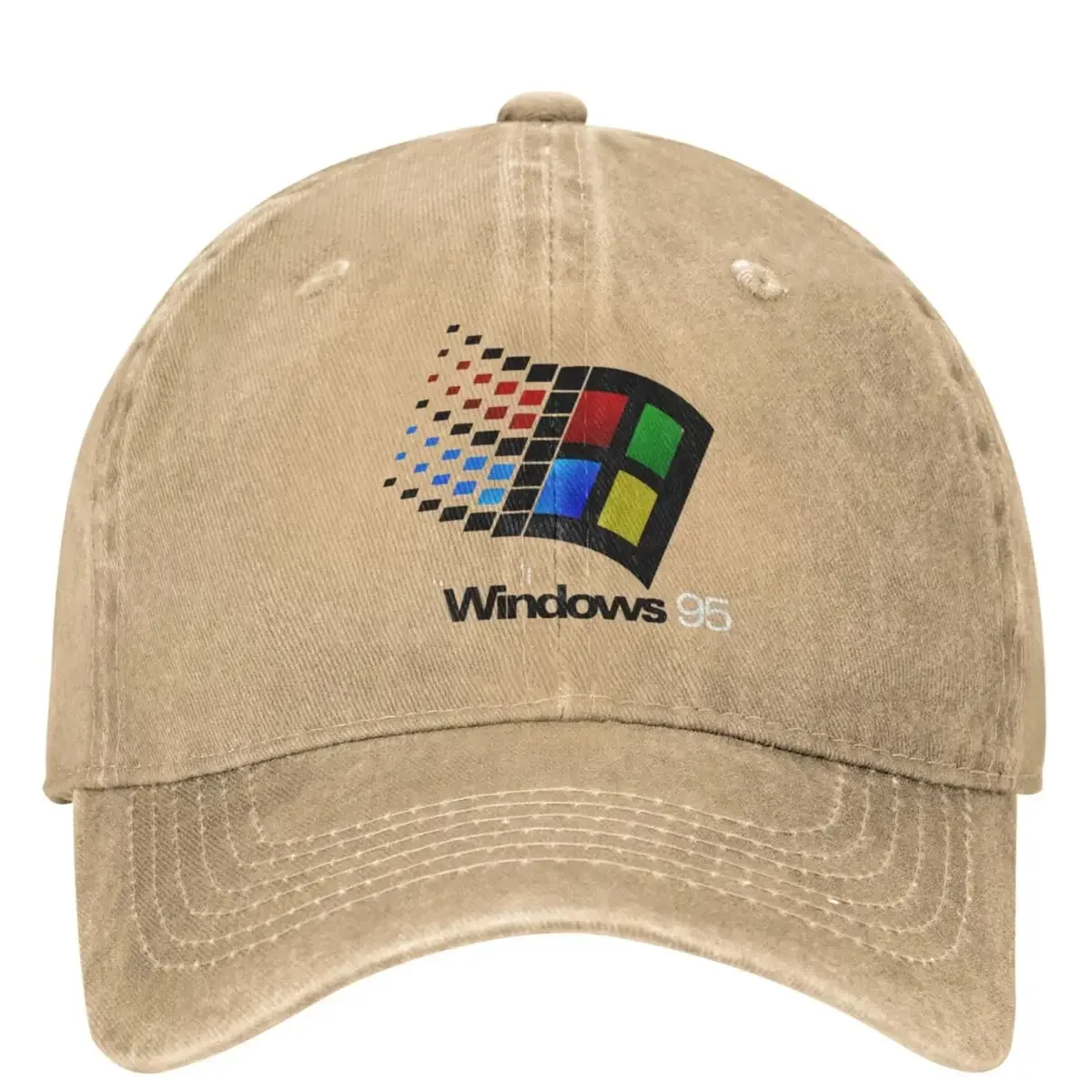 W-Windowssed 95 Baseball Cap Geeks Nerd Couple Women Sunshade Hip Hop ...
