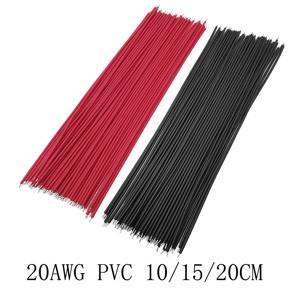 100Pcs 20AWG Breadboard Jumper Wire Cable PCB Solder PVC Flexible 1007 ...