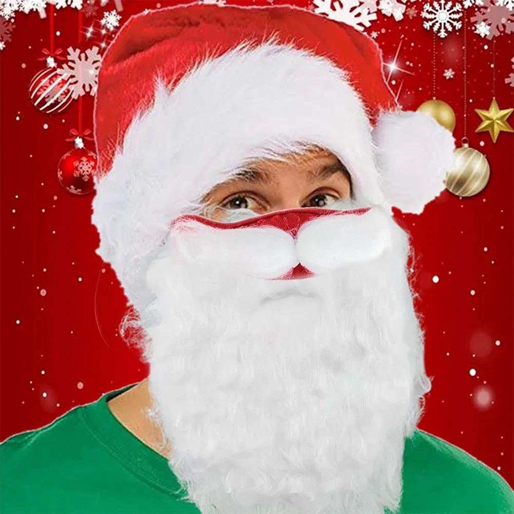 Christmas-Reusable-Mouth-Mask-Adult-Children-Funny-Fake-Santa-Claus ...