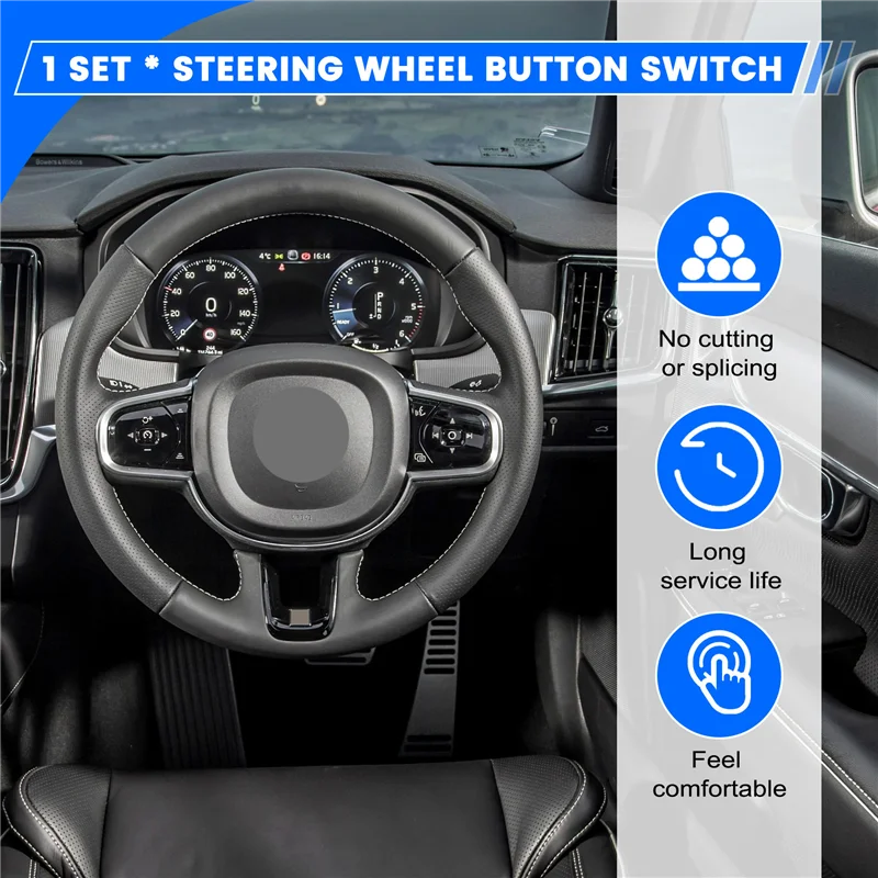 A61M-1Set New Car Steering Wheel Cruise Control Switch Button For Volvo ...