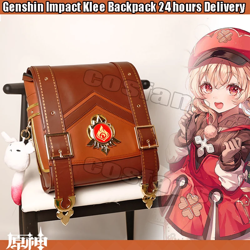 Game Genshin Impact Spark Knight Cute Backpack Anime Project Klee ...