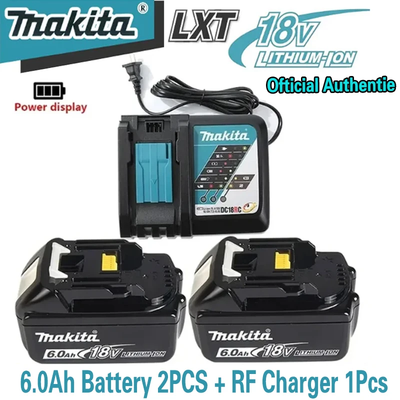 Makita-Original-Lithium-Ion-Bateria-Recarreg-vel-18V-6000mAh-18V-BL1860-BL1830-BL1850-BL1860B ...