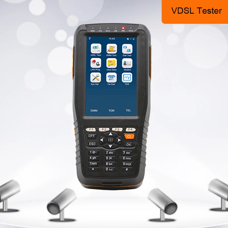 VDSL-VDSL2-tester-TM600-ADSL-WAN-LAN-TEL-DMM-Test-FTTH-OPM-VFL-Tone ...