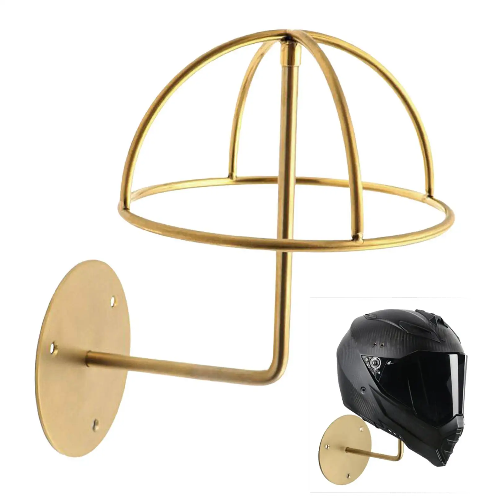 Wall-Mounted-Hat-Display-Rack-Stainless-Steel-for-Shop-Entryway-Bedroom ...