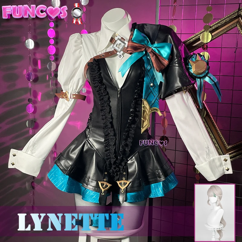 Genshin-Impact-Lynette-Cosplay-Costume-Wig-Fontaine-Lyney-Leather ...