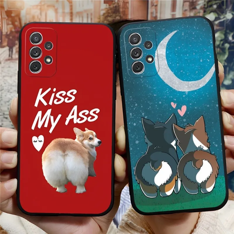 Corgi-Cute-Cartoon-Phone-Case-For-Samsung-A53-A13-A12-A52-A51-A73-A32 ...