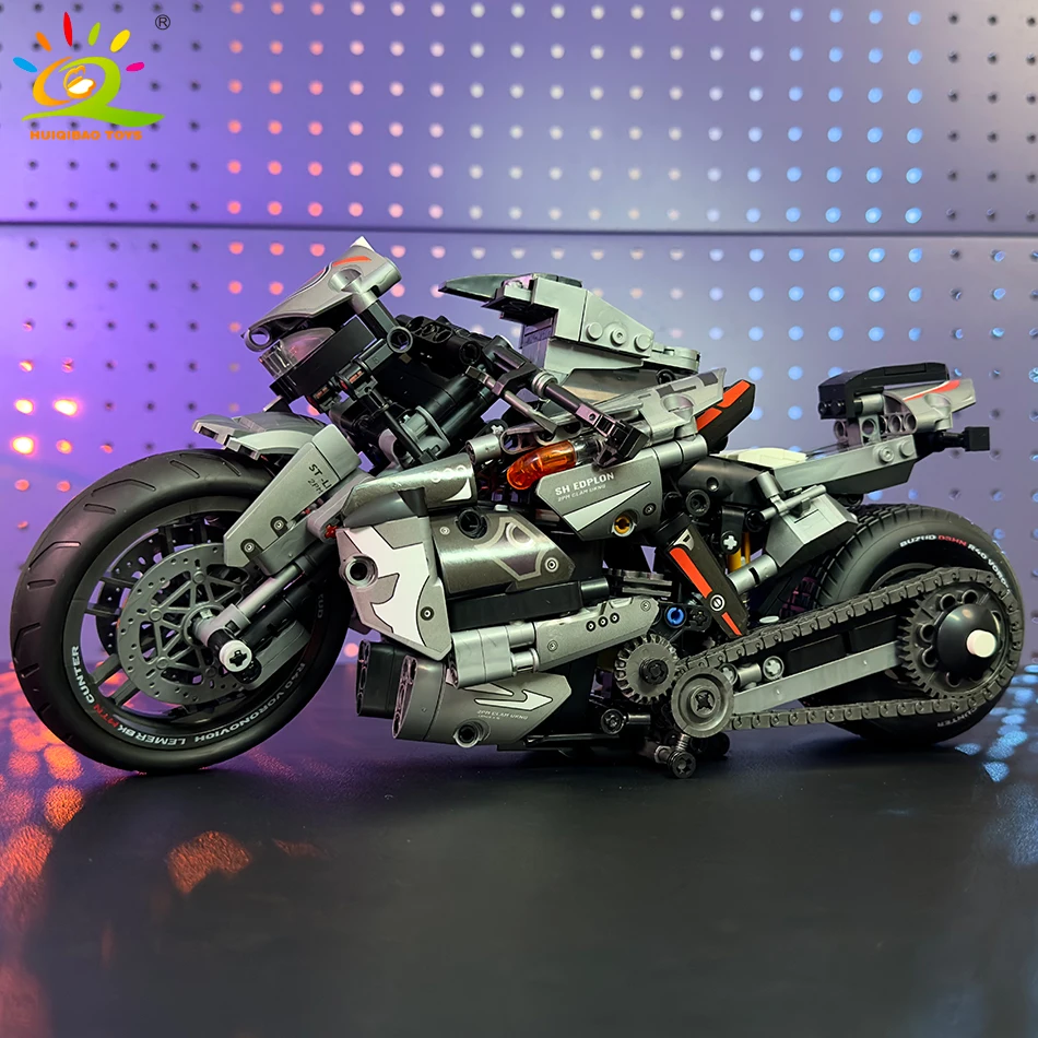 HUIQIBAO-High-tech-Classic-Motorbike-Building-Model-Blocks-Moto-City ...