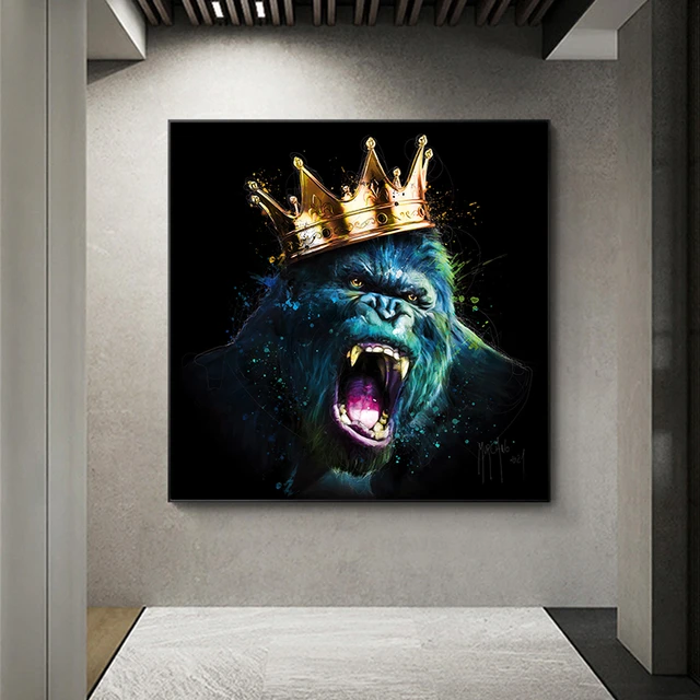 Angry King Painting