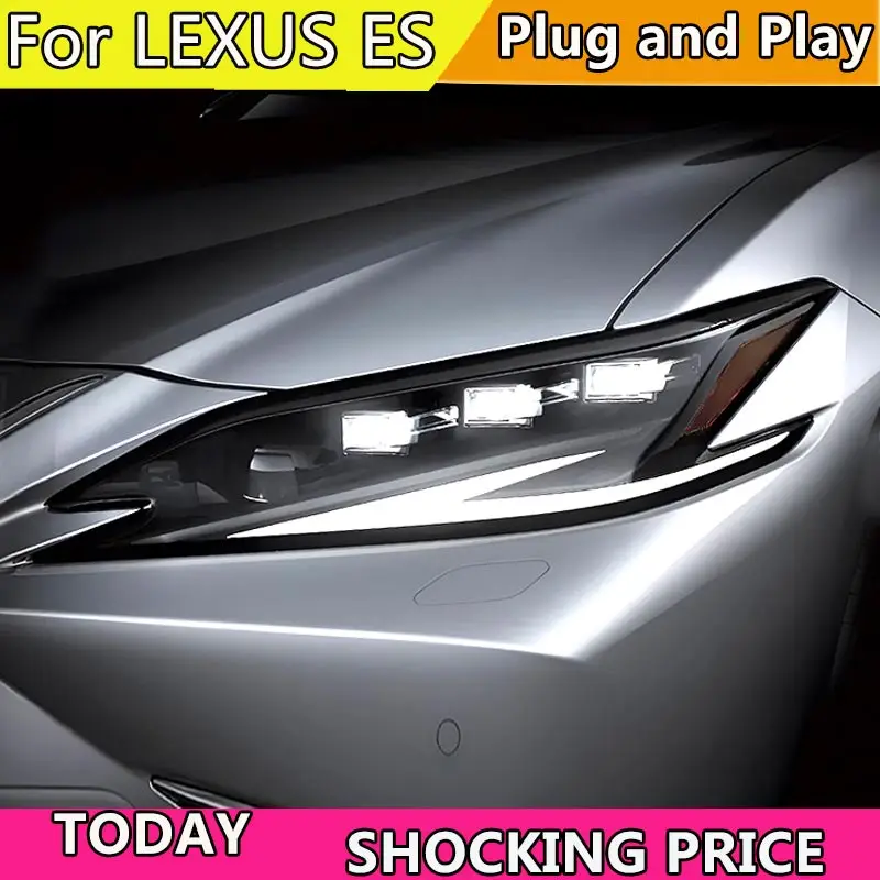 Car Lights for Lexus ES LED Headlight 2018-2023 ES300 ES350 ES300H Lamp ...