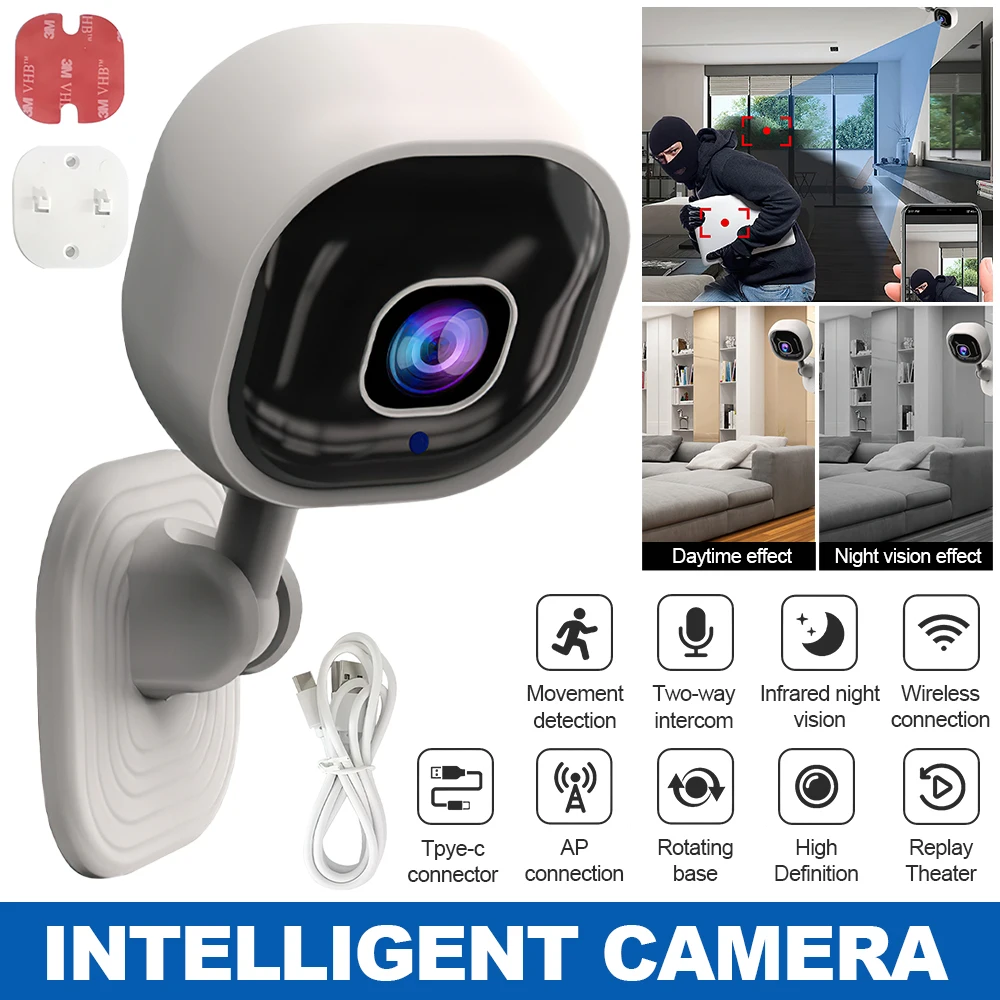 Smart-1080P-IP-WiFi-Wireless-Security-Camera-1MP-Infrared-Night-Vision ...