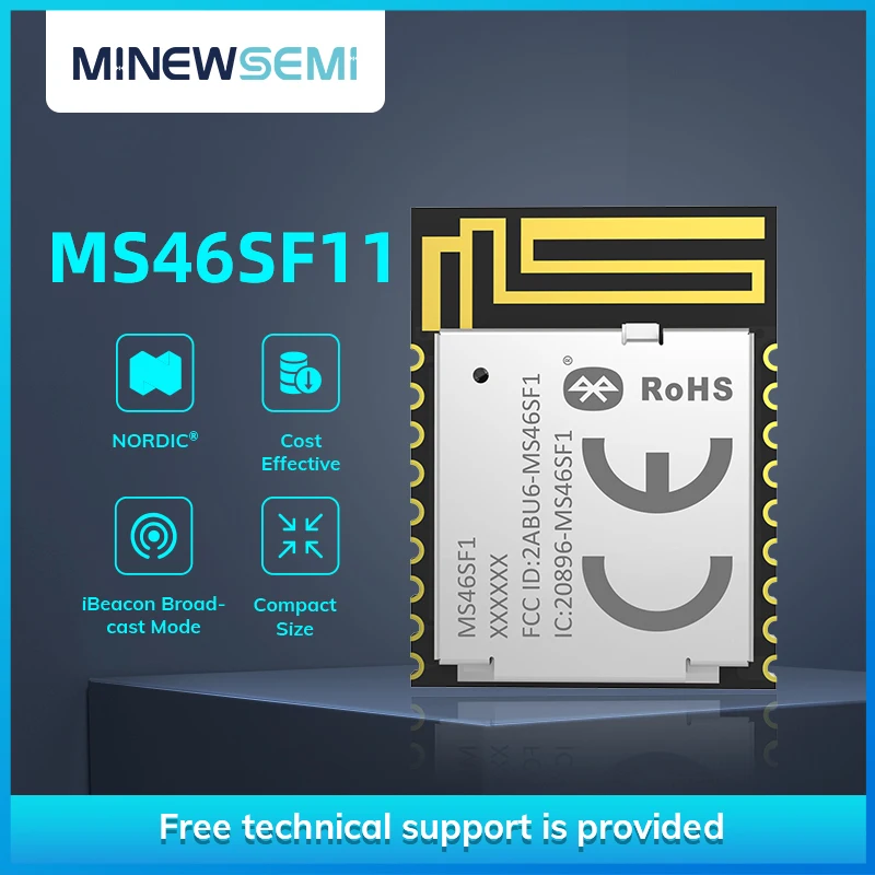 Low-Price-nRF52805-Nordic-MS46SF11-UART-Low-Cost-High-Quality-Bluetooth ...