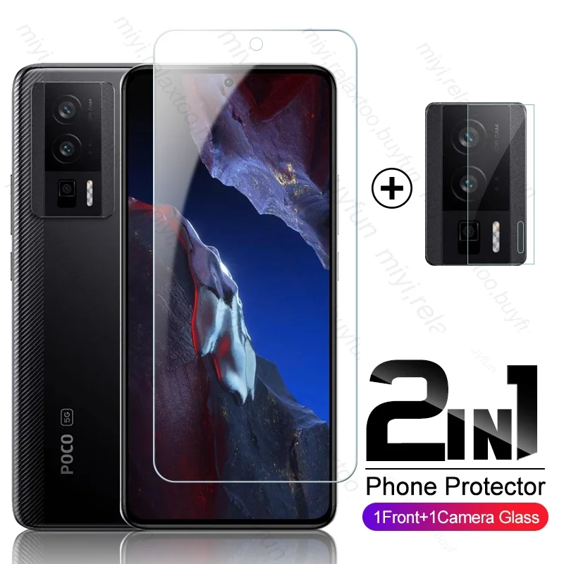 2To1 Protective Glass For Xiaomi Poco F5 Pro F5Pro 5G Camera Glass ...