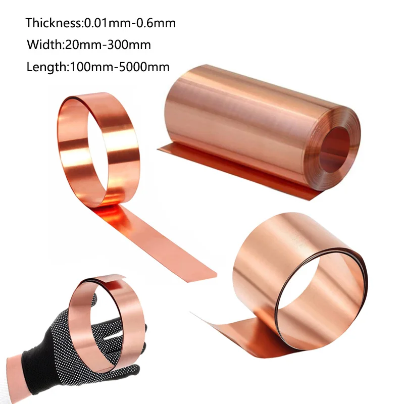 1pcs-copper-foil-Pure-Copper-Metal-Sheet-Foil-copper-foil-sheets-20-100 ...
