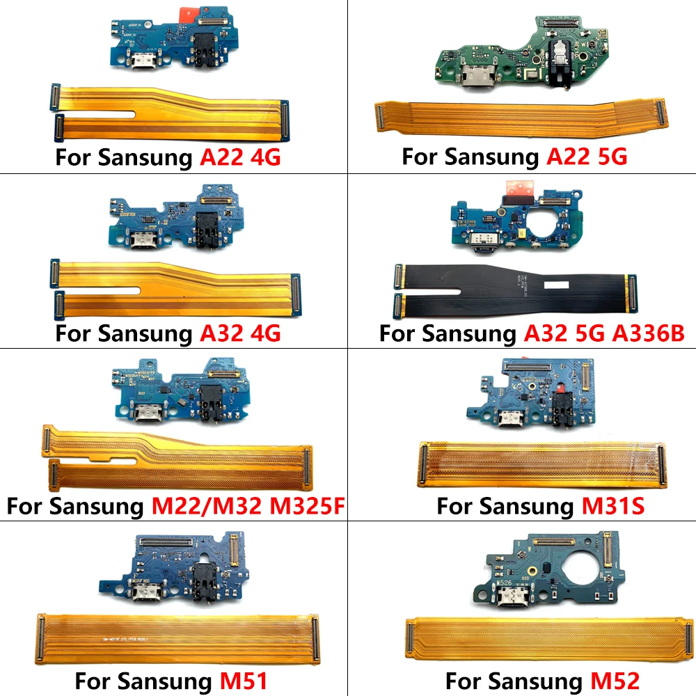 New-USB-Charging-Port-Connector-Board-Mainboard-Flex-For-Samsung-A22 ...