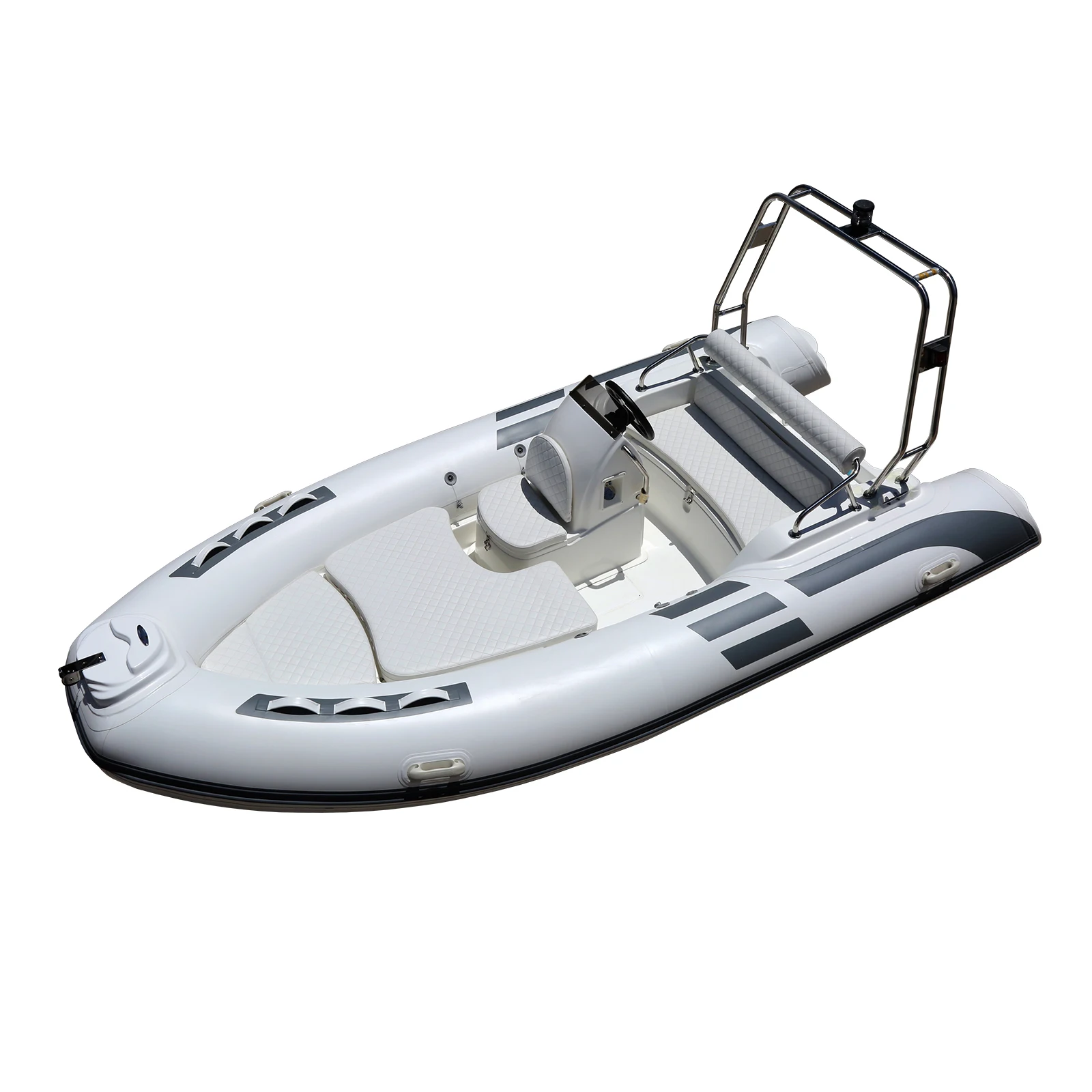New Model 4.3m Hypalon Rib Inflatable Sport Yacht Family Power ...