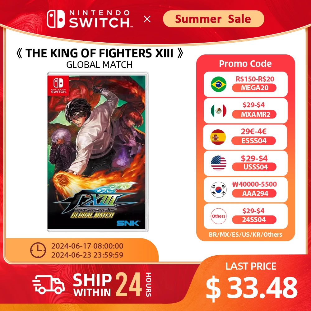 O-King-of-Fighters-Switch-Game-Card-OLED-Lite-XIII-Global-Match ...