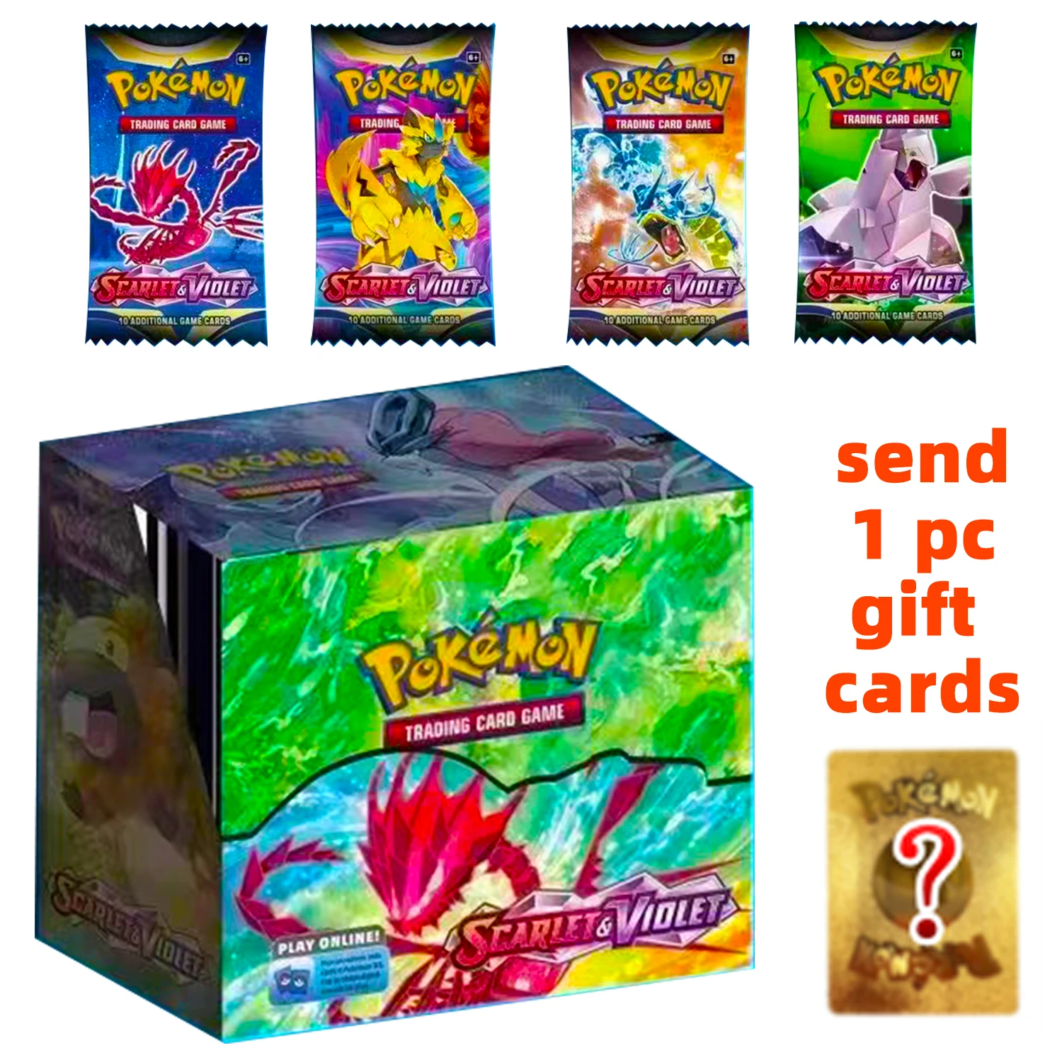 Pokemon Cards Green Pokémon TCG Scarlet Violet Booster Display Box 36 ...
