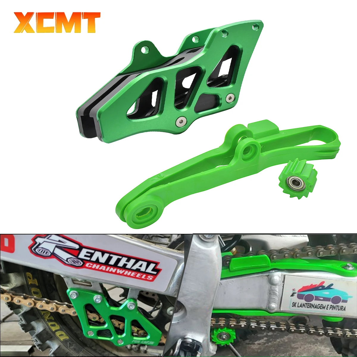 Motorcycle-Chain-Roller-Slider-Guide-Swingarm-For-KAWASAKI-KXF250 ...