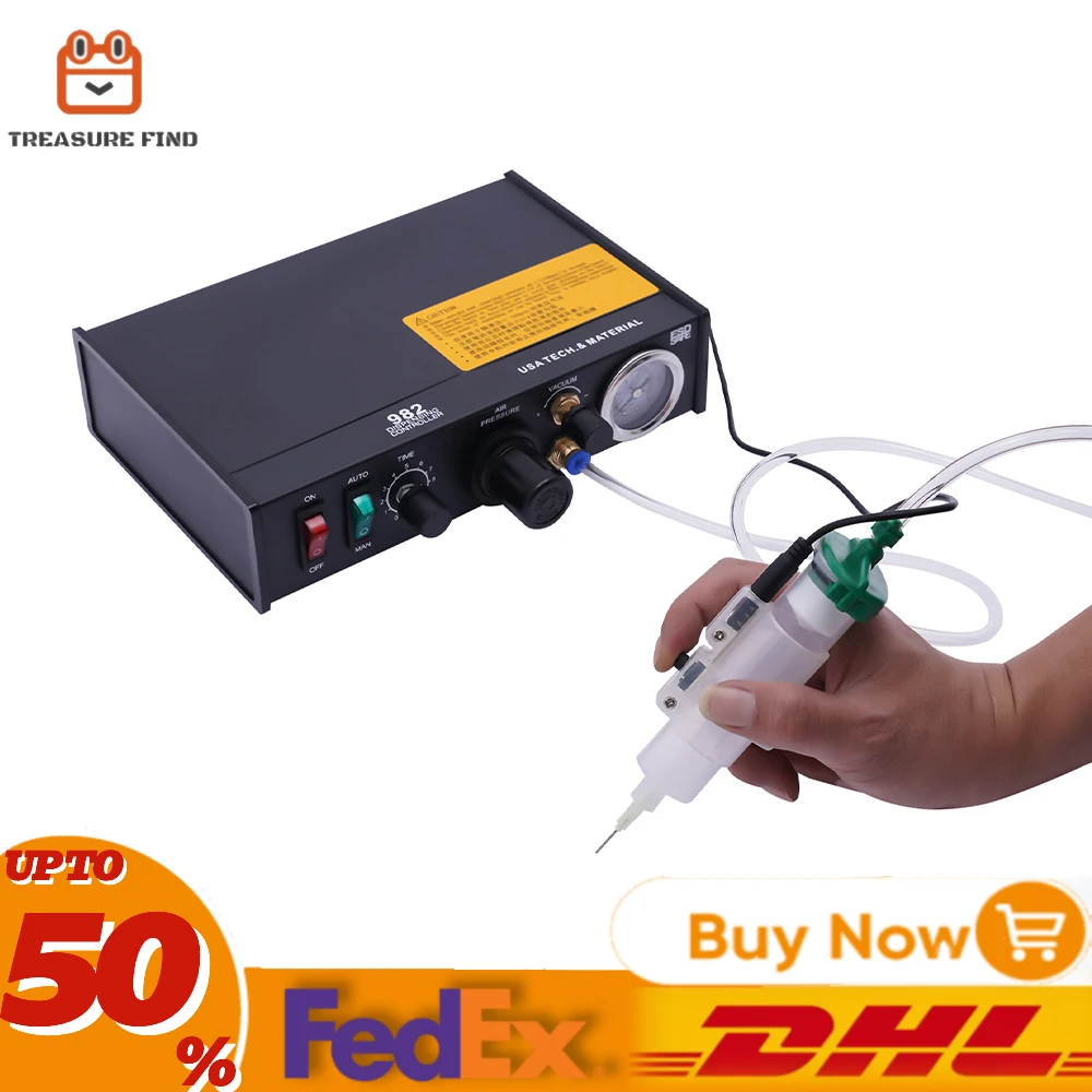 Pneumatic-Dispensing-Controller-Semi-Automatic-Manual-Glue-Dispenser ...