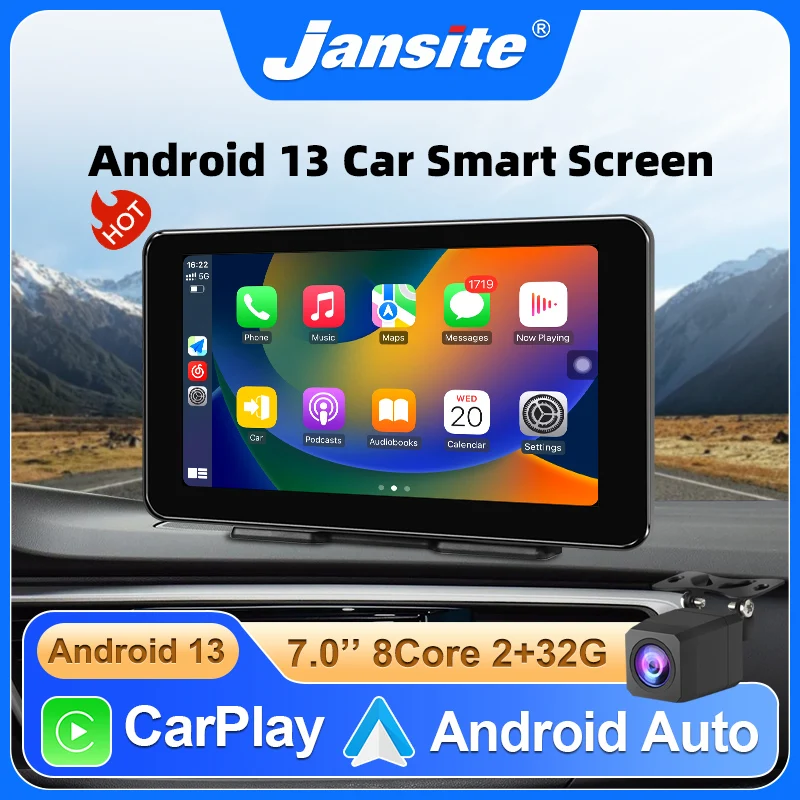 Jansite-Android-13-Car-Smart-Screen-Wireless-CarPlay-Android-Auto-Car ...