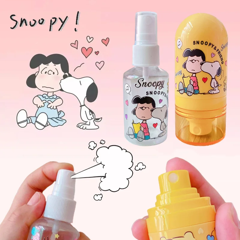 30-50ml-Snoopy-Refillable-Bottles-Transparent-Plastic-Perfume-Atomizer ...