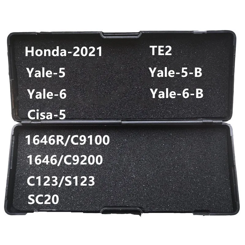 new 2in1 Lishi Tool 2 in 1 TE2 SM3 SM5 1646R/C9100 1626/C9200 C123/S123 SC20 Yale-5 Yale-6 Cisa ...