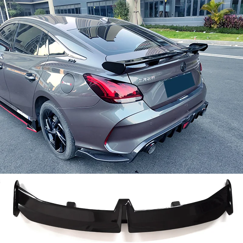Spoiler-preto-para-guarni-o-de-carro-spoiler-labial-modificado-MG-5 ...