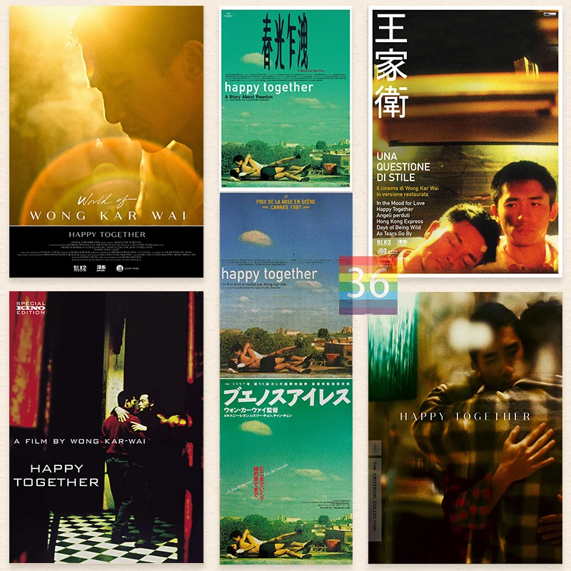 Hong-Kong-Classic-Movie-Happy-Together-Cover-Poster-Canvas-Printing ...