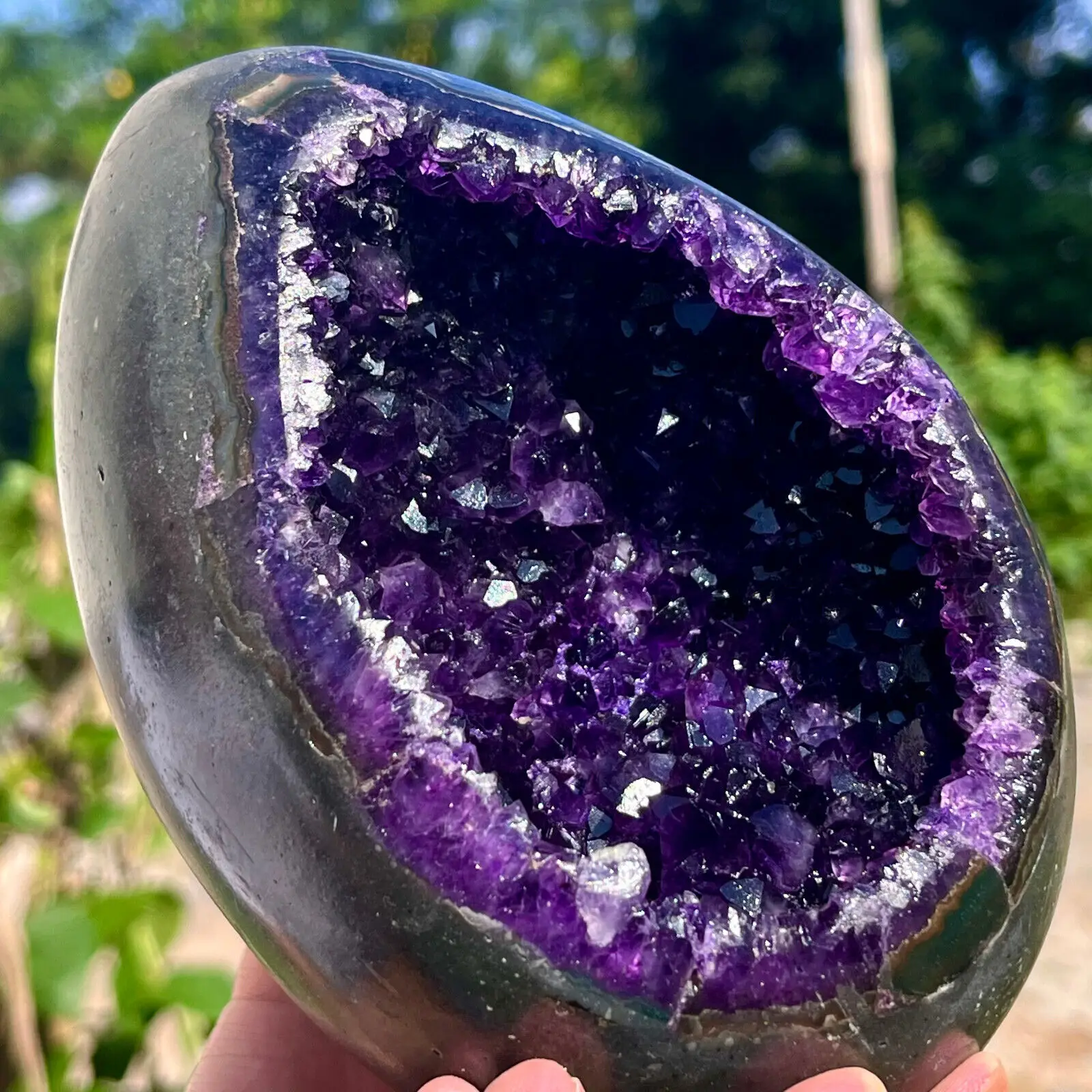 Stunning-Natural-Amethyst-Cluster-Dinosaur-Egg-Quartz-Crystal-Mine-Cave ...