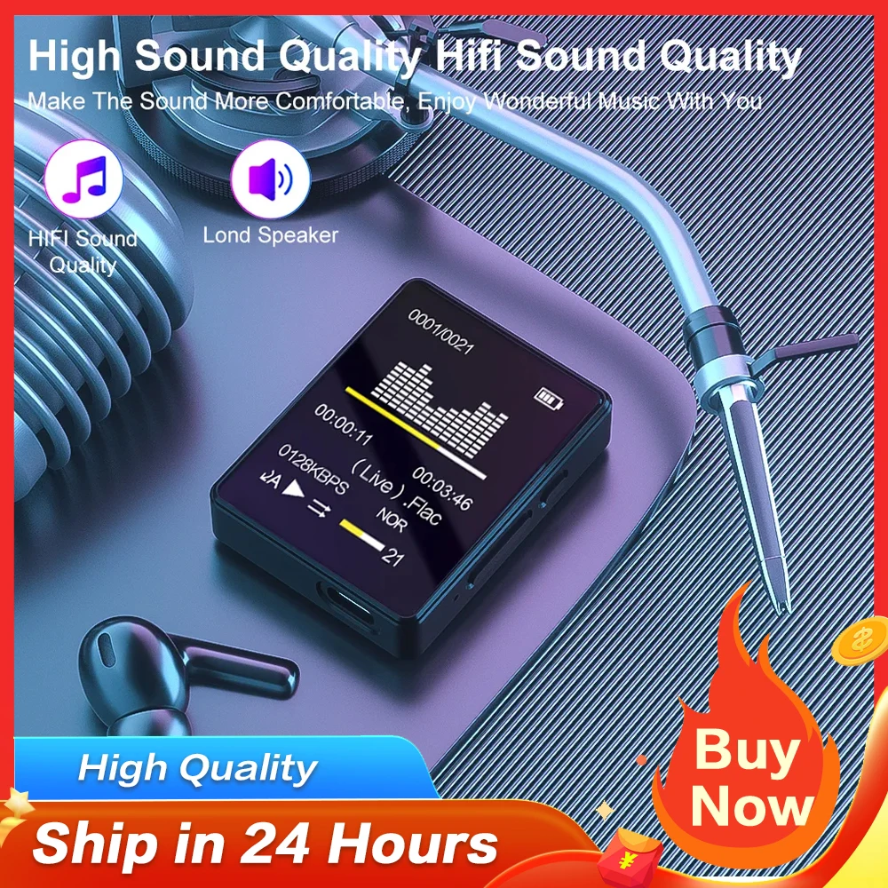 Mini-Portable-MP3-Music-Player-Student-Walkman-Portable-Bluetooth-Sport ...