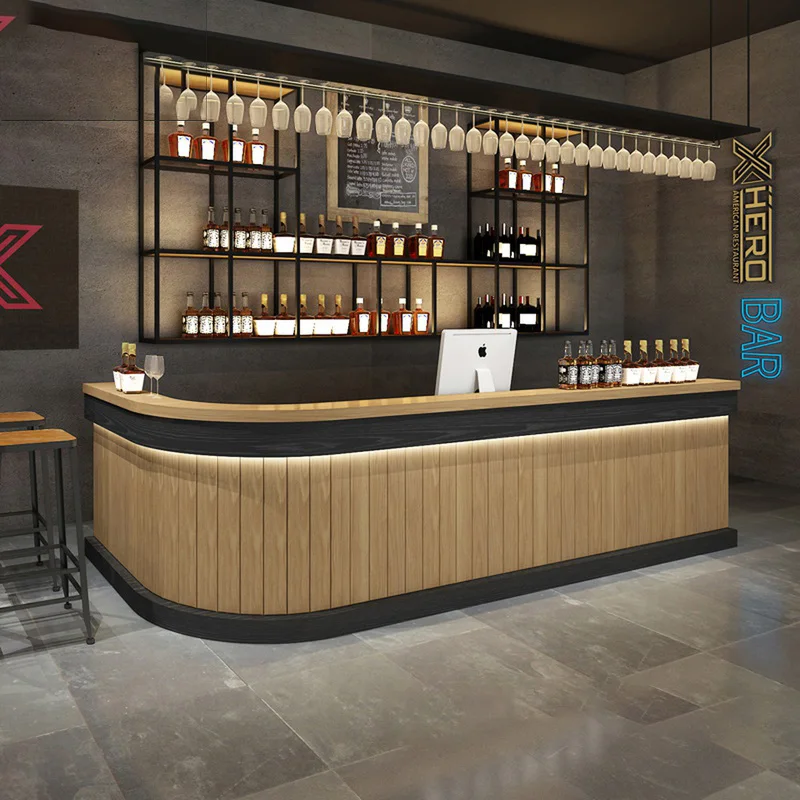 Vintage-bar-table-cashier-bar-counter-counter-milk-tea-beauty-barber ...