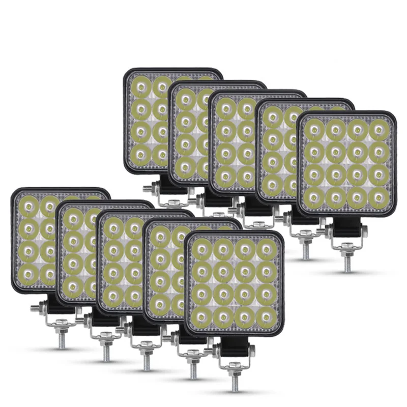 48W-Car-LED-Bar-Worklight-MINI-16SMD-Square-Round-Work-Light-12V-Auto ...