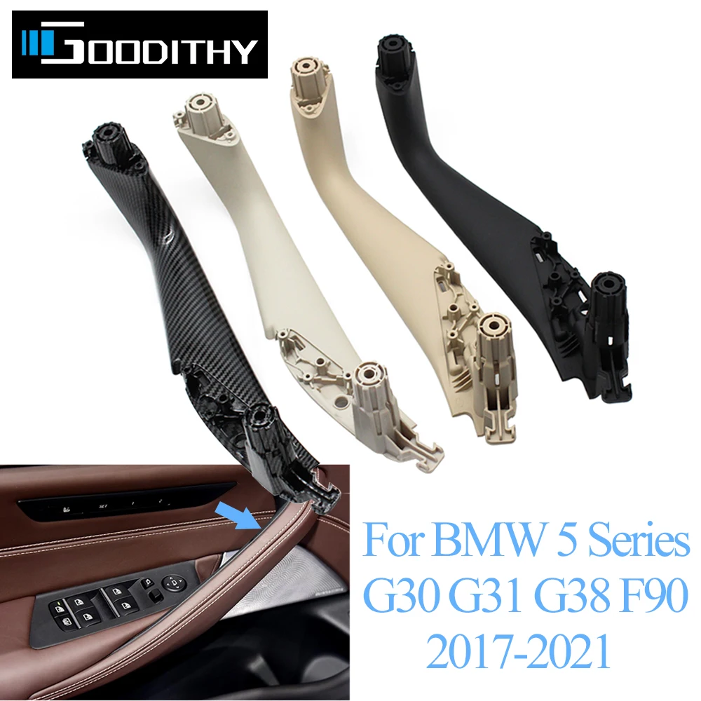 Car Interior Front Rear Left Right Door Handle Inside Panel Trim For ...