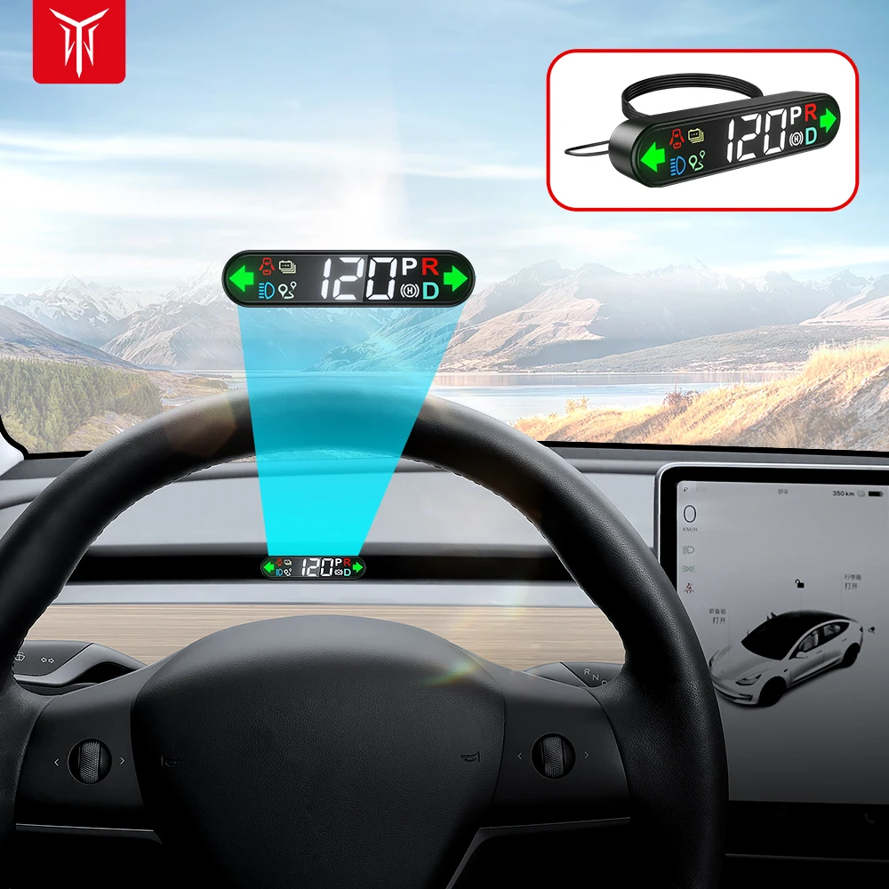 HUD-Head-Up-Display-F-r-Tesla-Modell-3-Modell-Y-Gewidmet-Elektronik ...