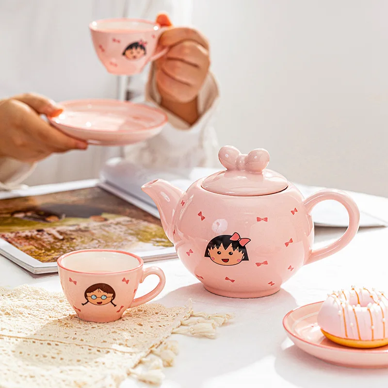 Pink Cartoon Teapot