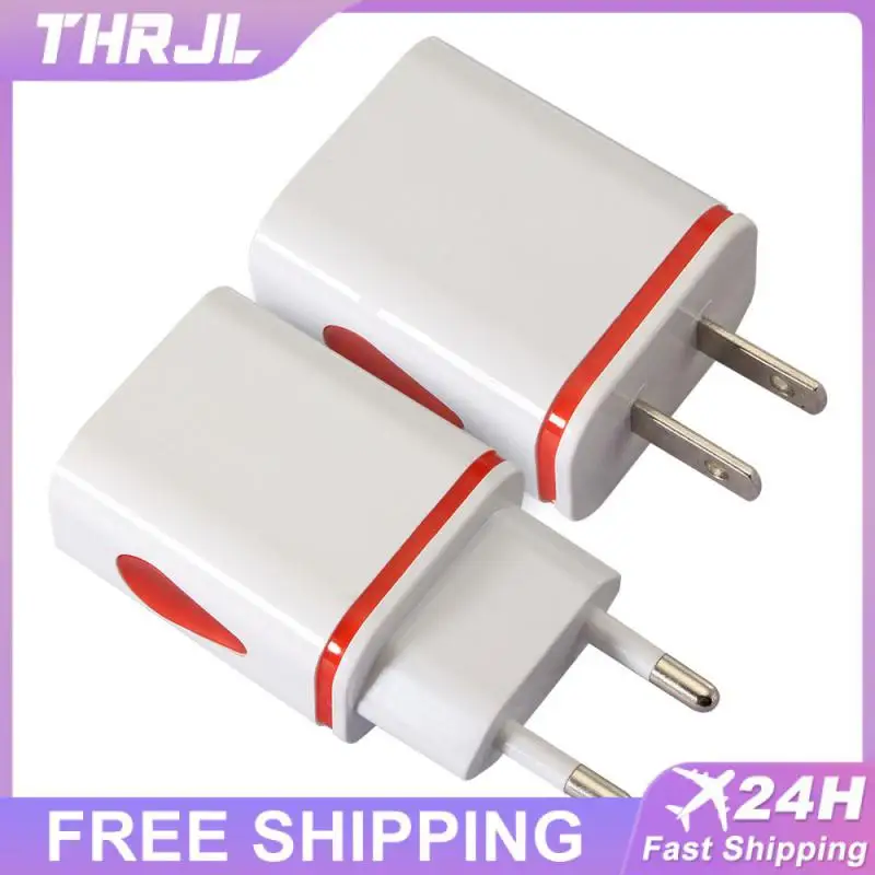 Mobile-Phone-Charger-Dual-USB-EU-US-Charger-Plug-LED-Travel-Charger ...