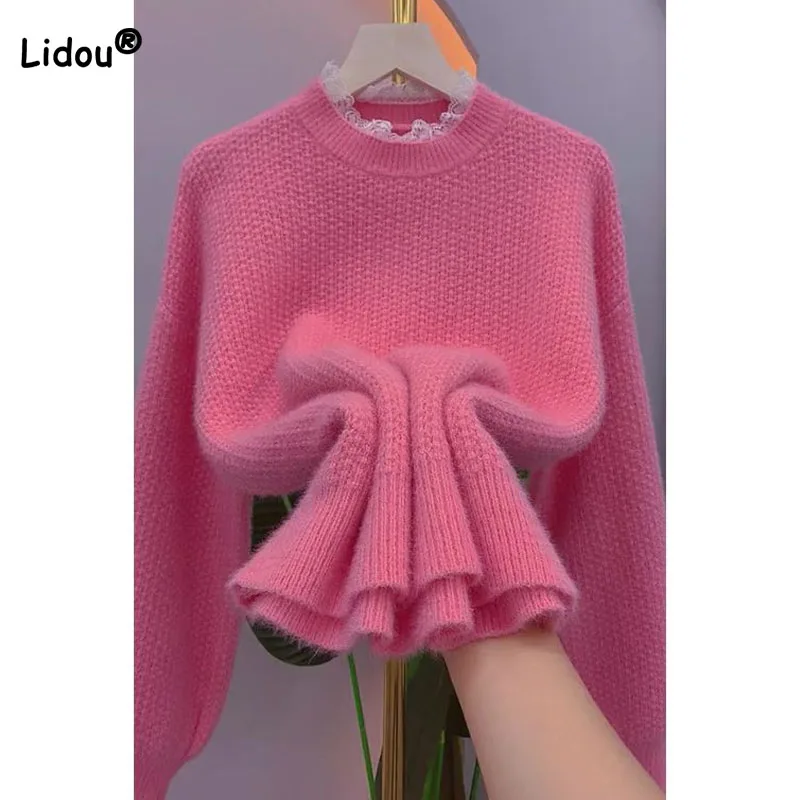 Simplicity-Fashion-Solid-Color-Women-s-Sweaters-Autumn-Winter-Loose-All ...